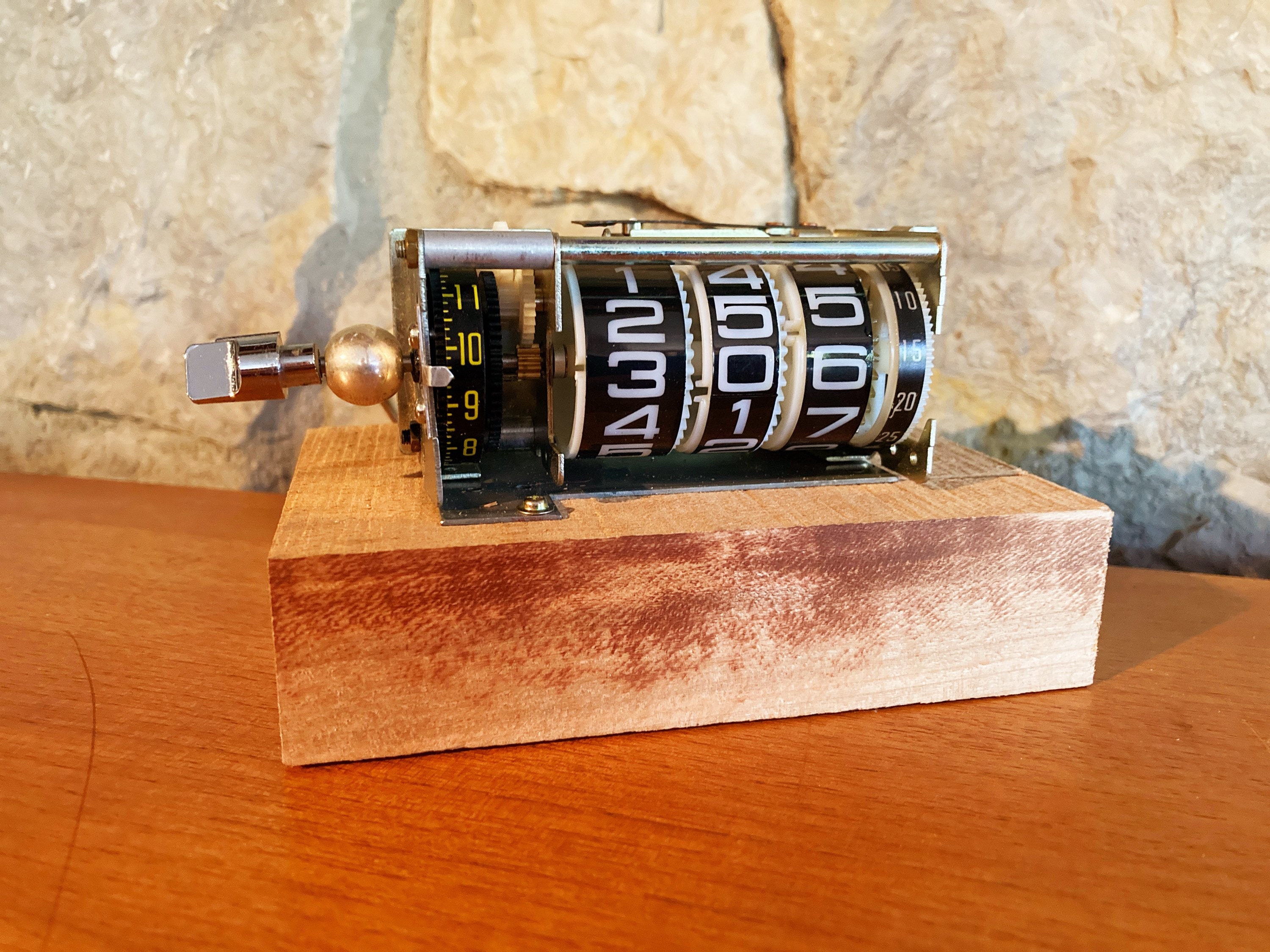 Vintage Roller Cam Flip Clock - Etsy