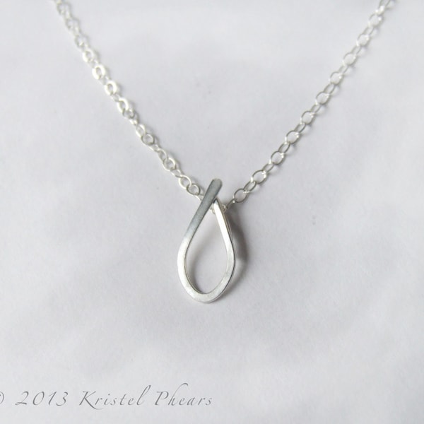 Tear Drop Necklace - Etsy