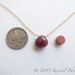 Genuine Ruby Necklace July Birthstone Gift Natural Ruby - Etsy