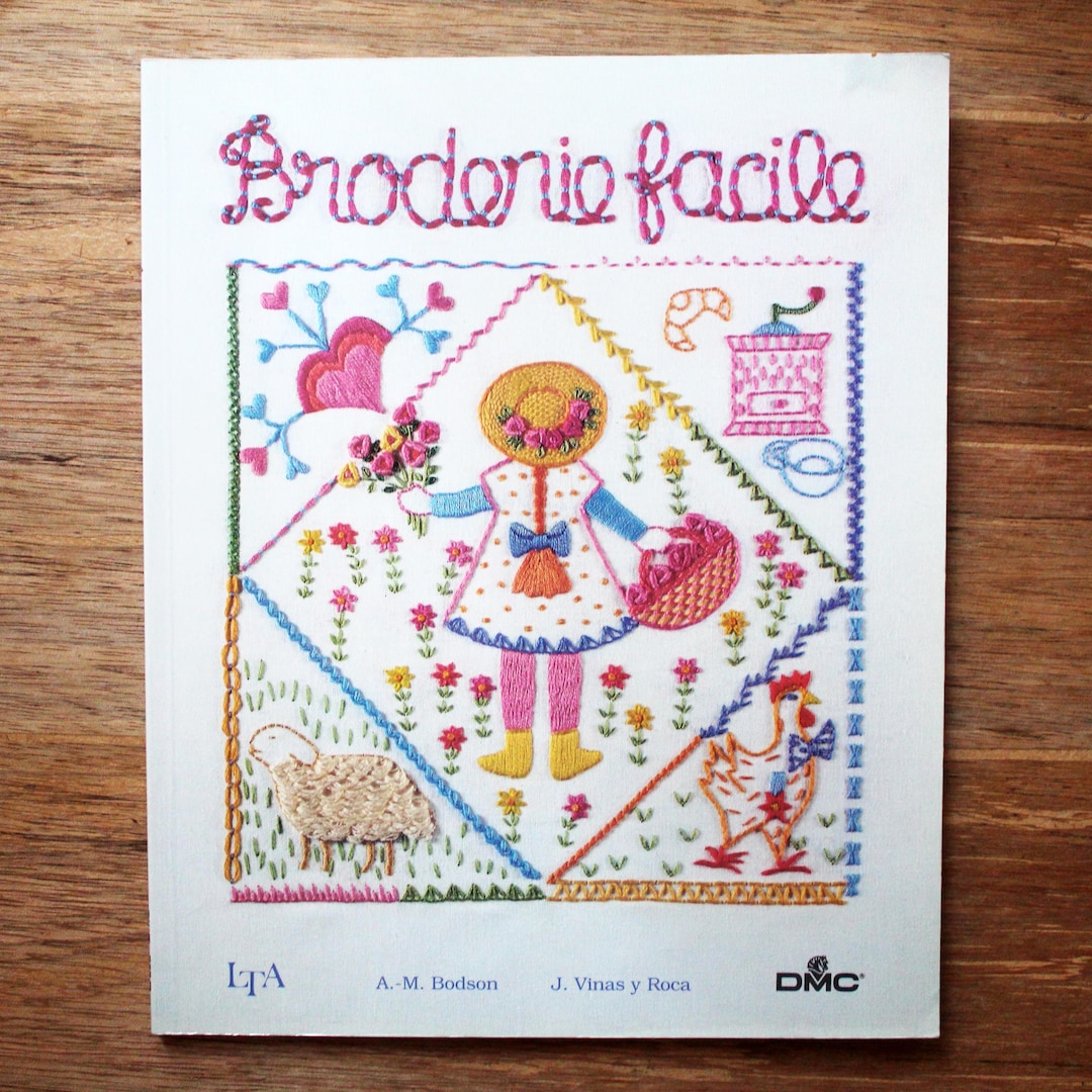 French Language Embroidery Book Broderie Facile DMC Books - Etsy Canada