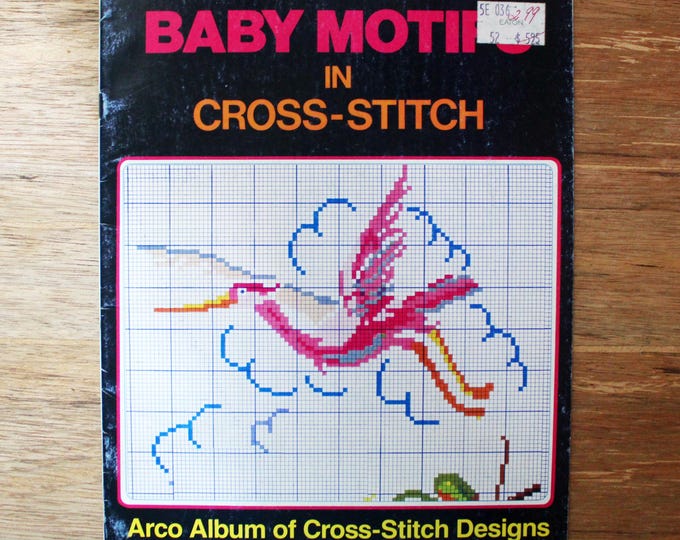 Baby Motifs in Cross Stitch Pattern Book No. 3 Arco Publishing 1985 - Etsy