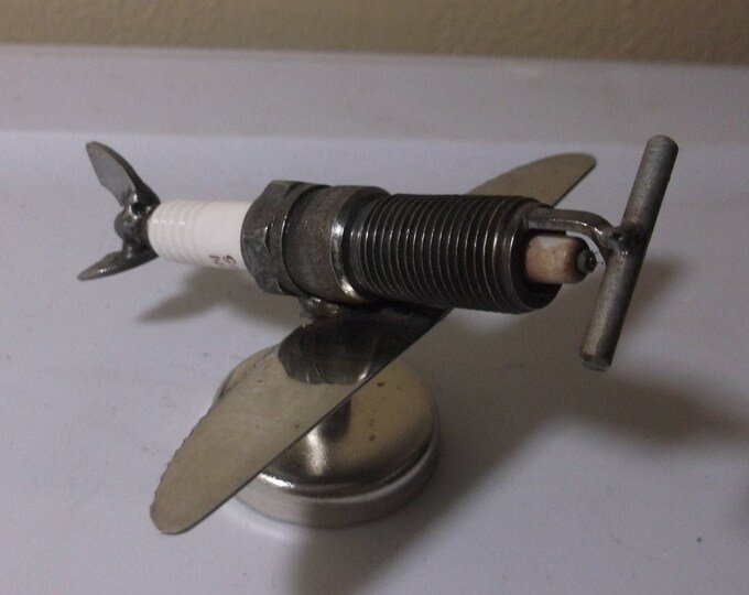 Airplane Model Spark Plug Sculpture Magnet | Etsy