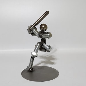 Baseball, Metal Bolt Figurine, Softball, Sports, Athlete, Batter - Etsy