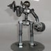 Skateboarder Metal Bolt Figurine Upcycled Metal Art - Etsy
