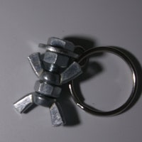 Nut and Bolt Keychain Figure - Etsy UK