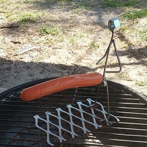 Grill Guy, Hot Dog Man, Metal Art, Barbeque Cooker, BBQ, Bratwurst - Etsy