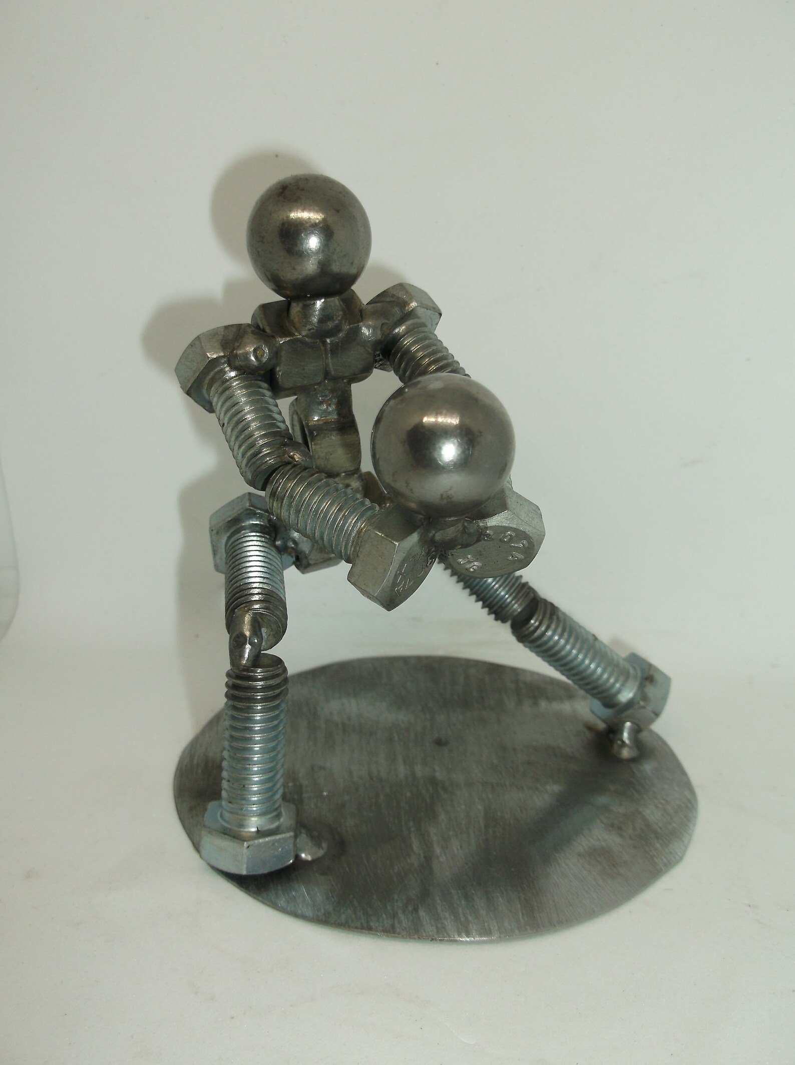 Volleyball Player Metal Figurine Upcycled Metal Art | Etsy