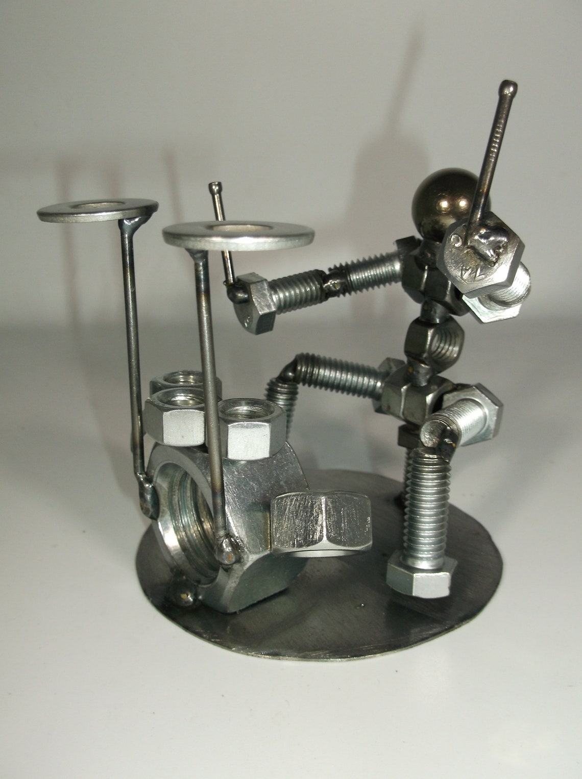 Metal Drummer Figurine, Drummer, Musicians - Etsy