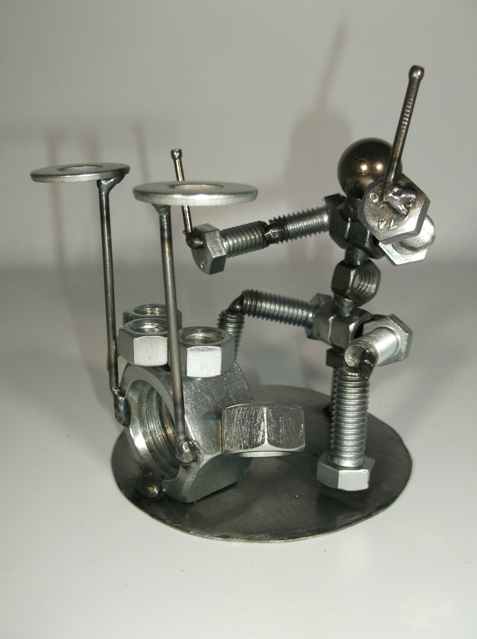 Metal Drummer Figurine, Drummer, Musicians - Etsy
