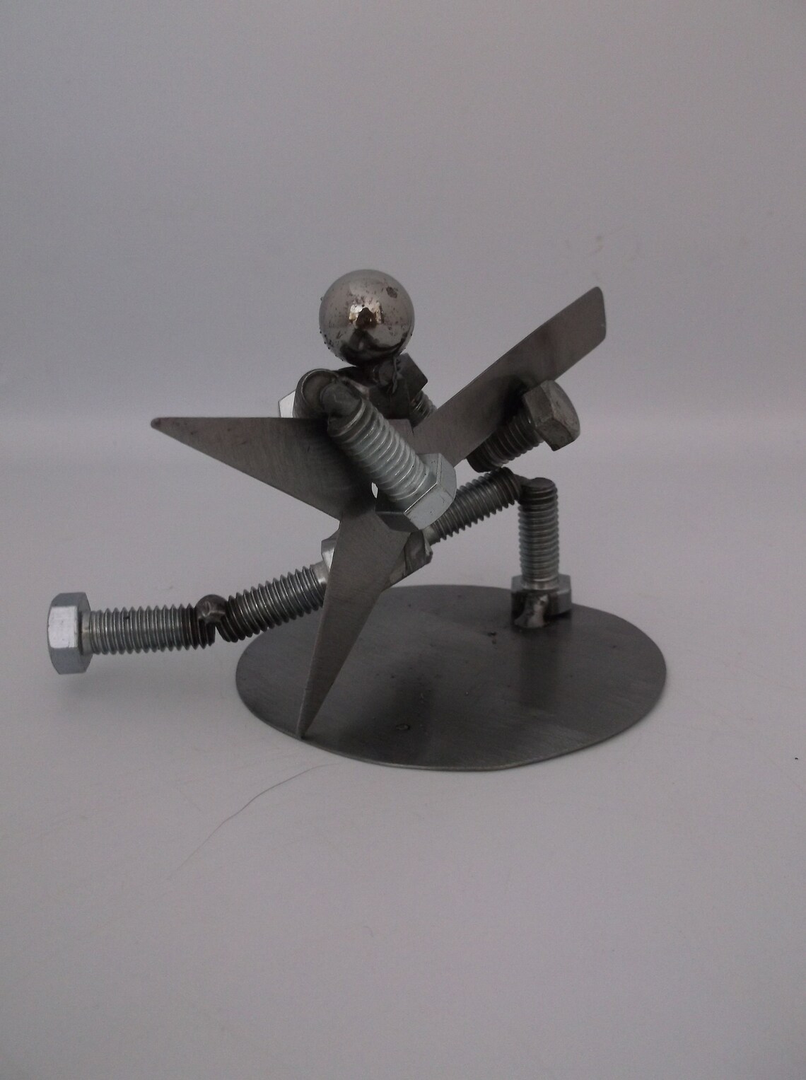 Guitarist, Metal Bolt Figurine. Musicians, Electric Guitar - Etsy