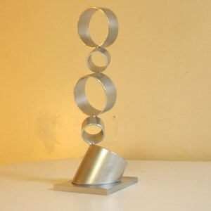 Metal Sculpture of Rings - Etsy