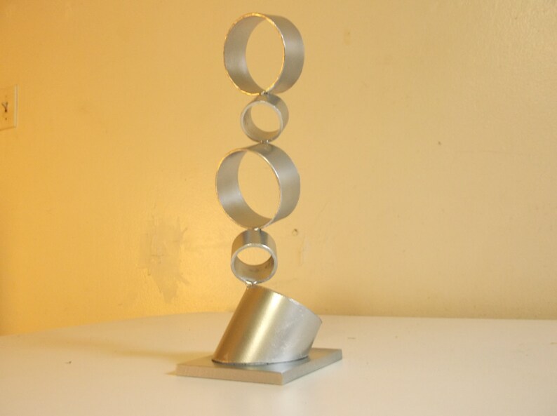 Metal Sculpture of Rings - Etsy