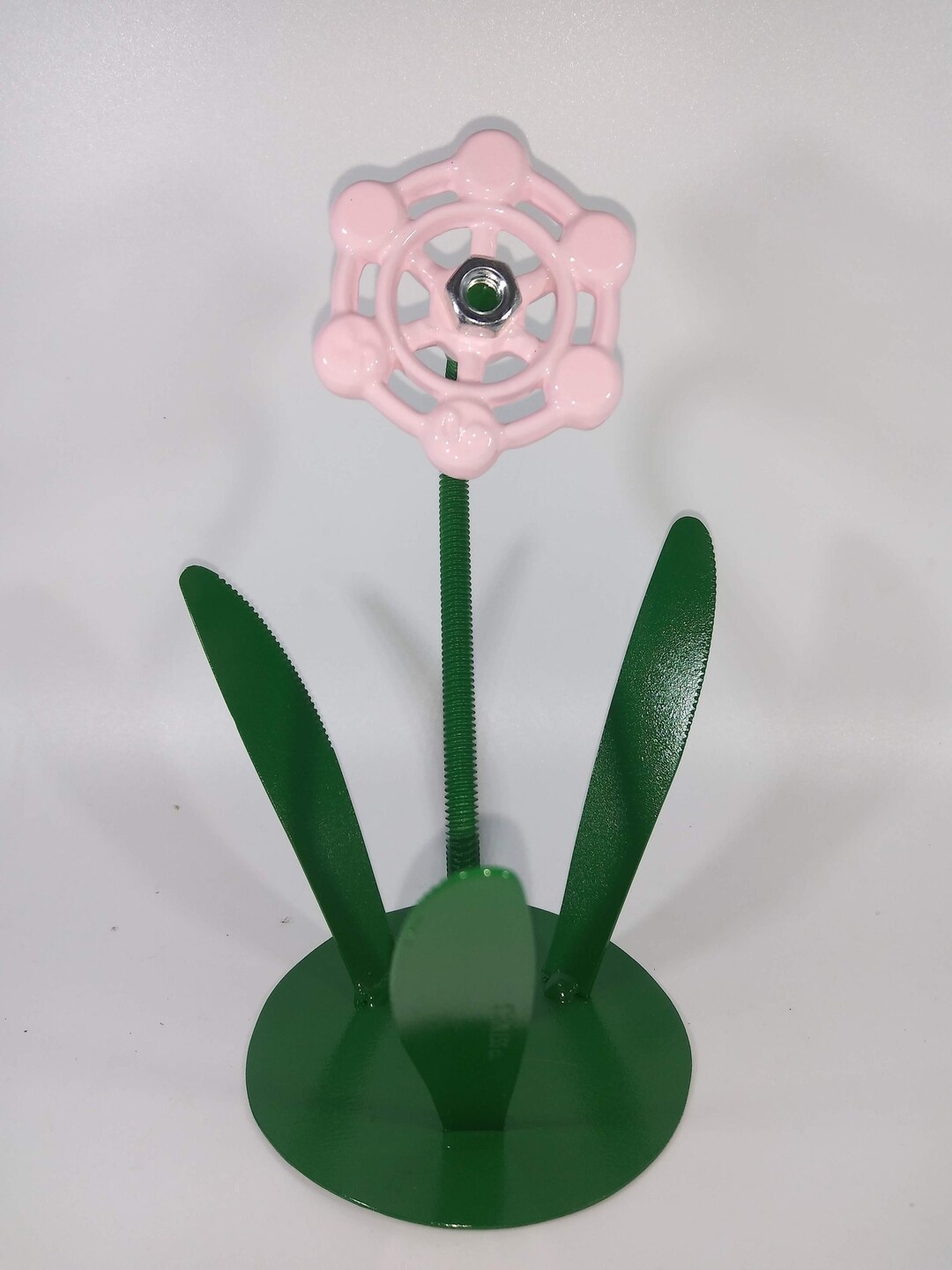 Pink Metal Flowers, Sculptured Floral Decor, Faucet Flower - Etsy