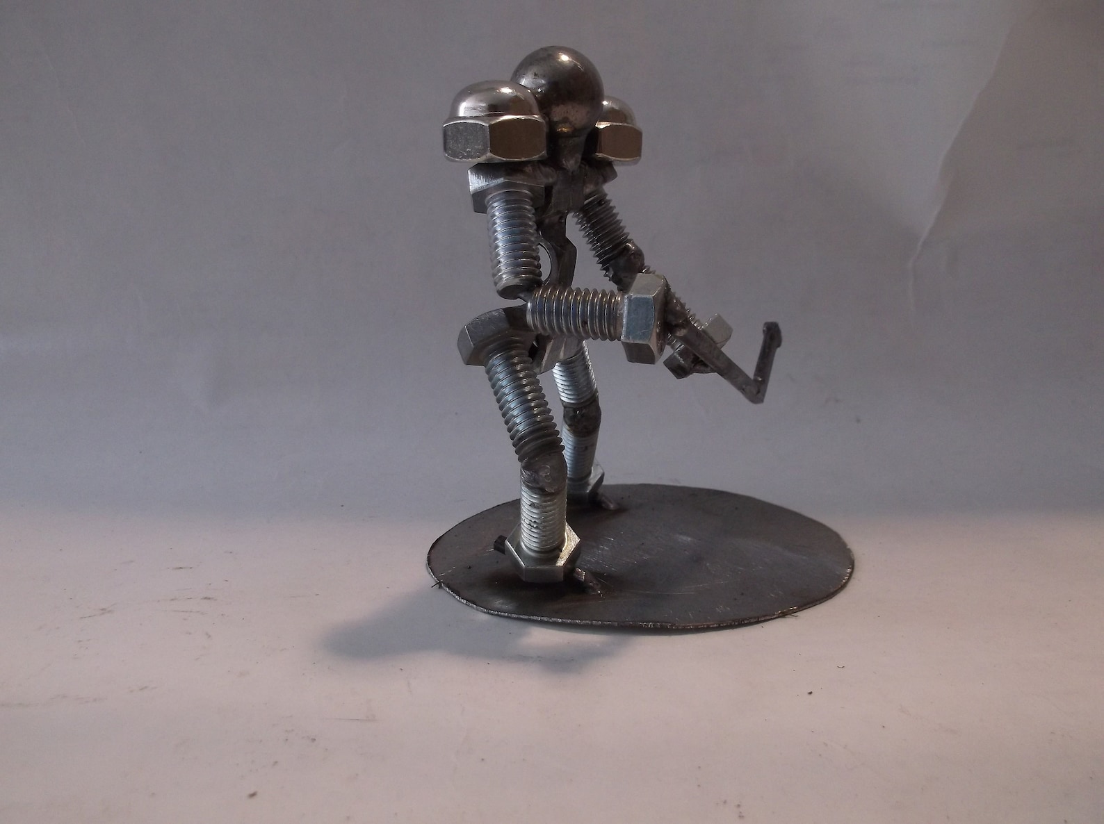 Hockey Player, Metal Bolt Figurine, Athlete, Ice Skate Art Sports - Etsy