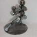 Volleyball Player, Metal Figurine, Upcycled Metal Art - Etsy