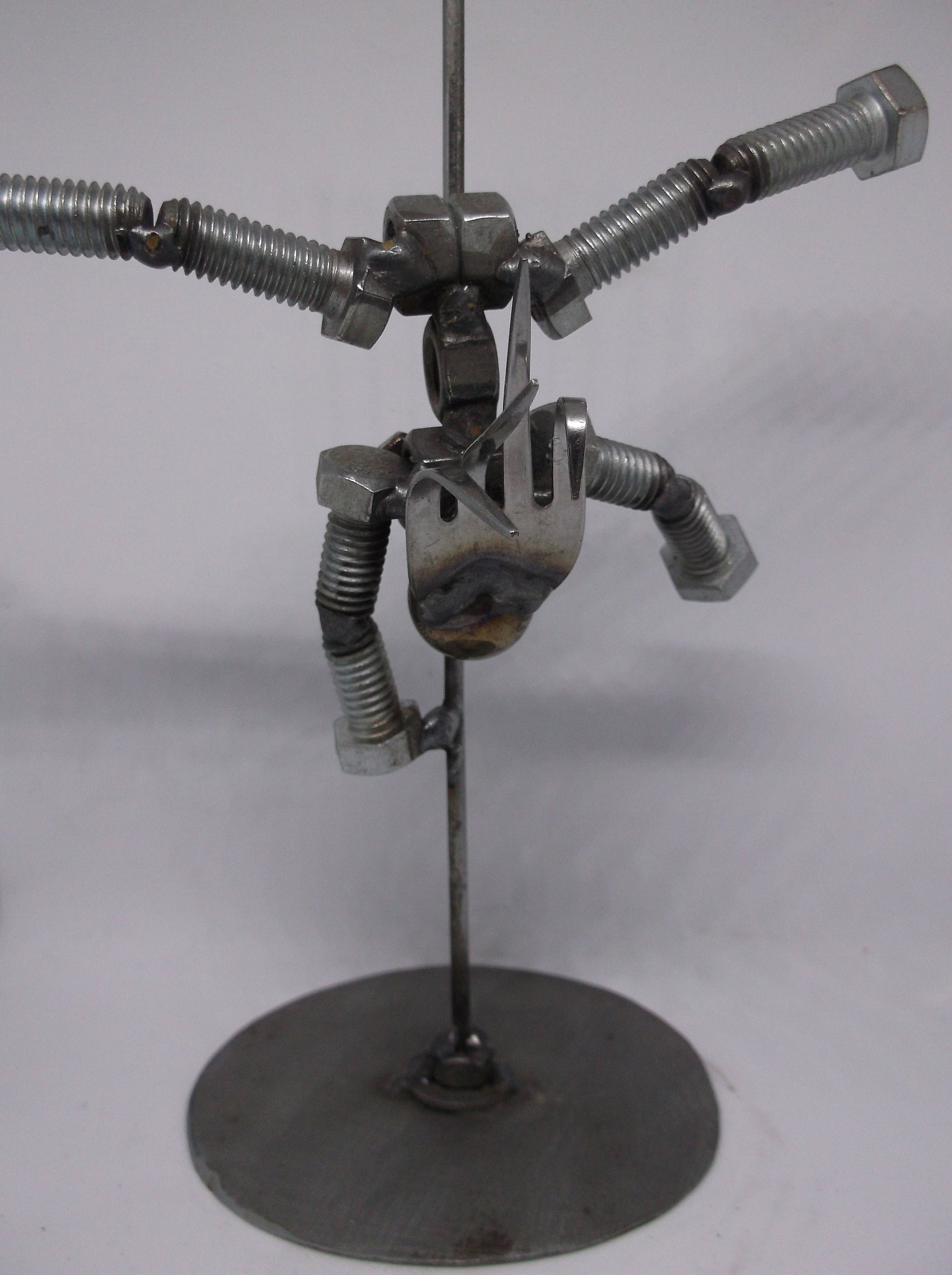 Exotic Dancer, Pole Dancer, Metal Bolt Figurine, Upcycled Art, - Etsy