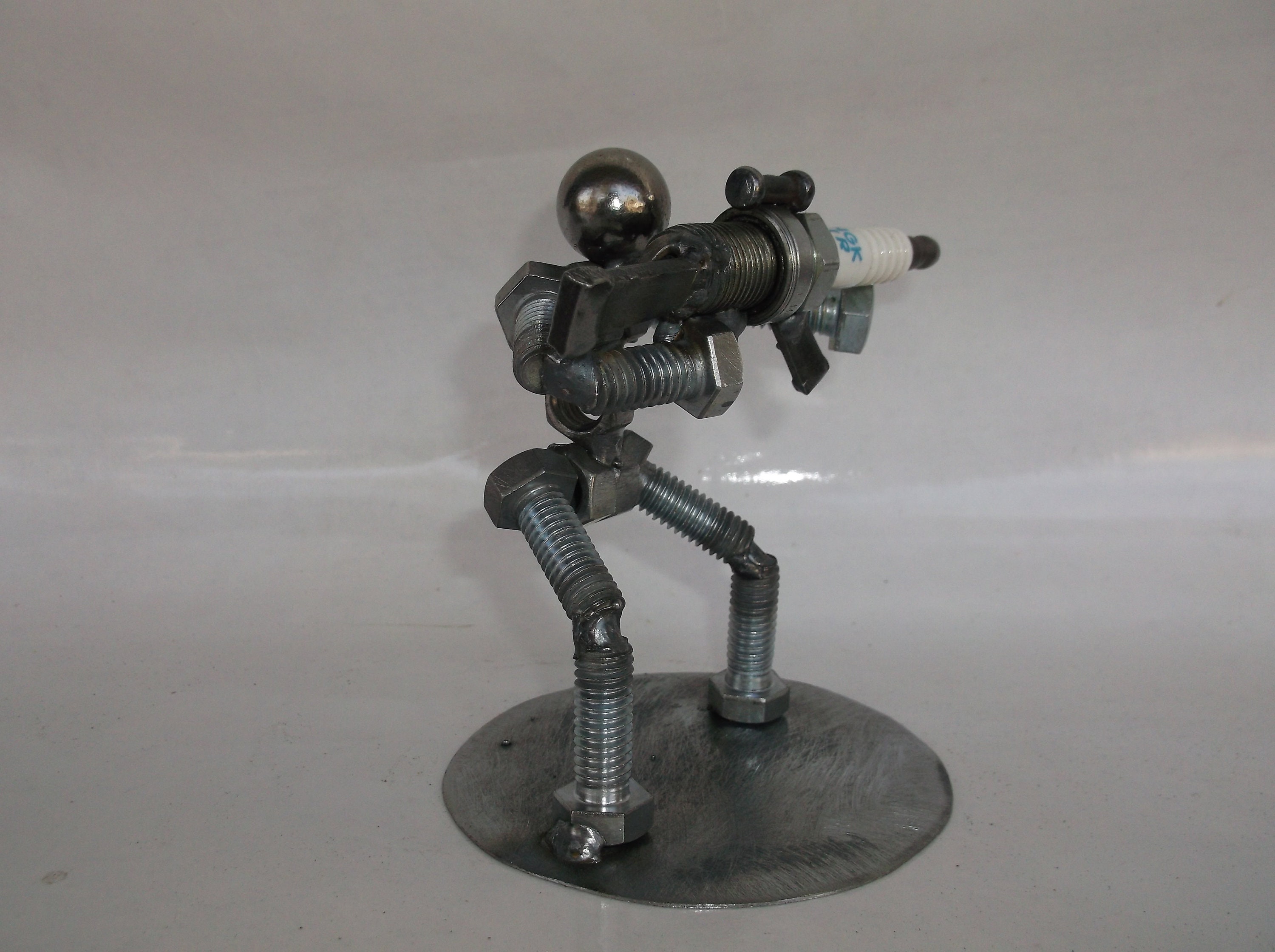 Hunter, Sharp Shooter, AR15 Metal Bolt Figurine, Upcycled Art ...