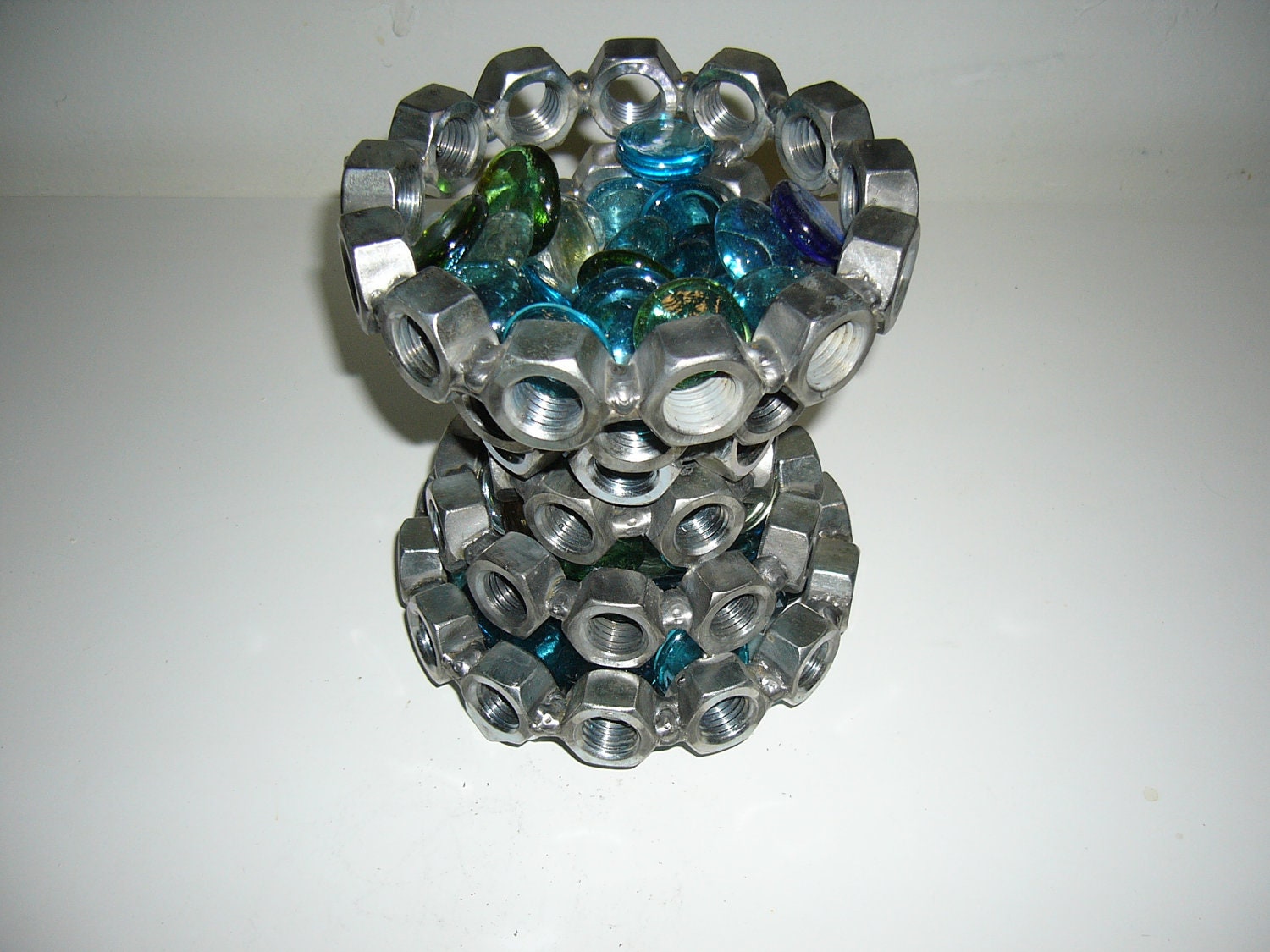 Vase Metal Recycled Art - Etsy