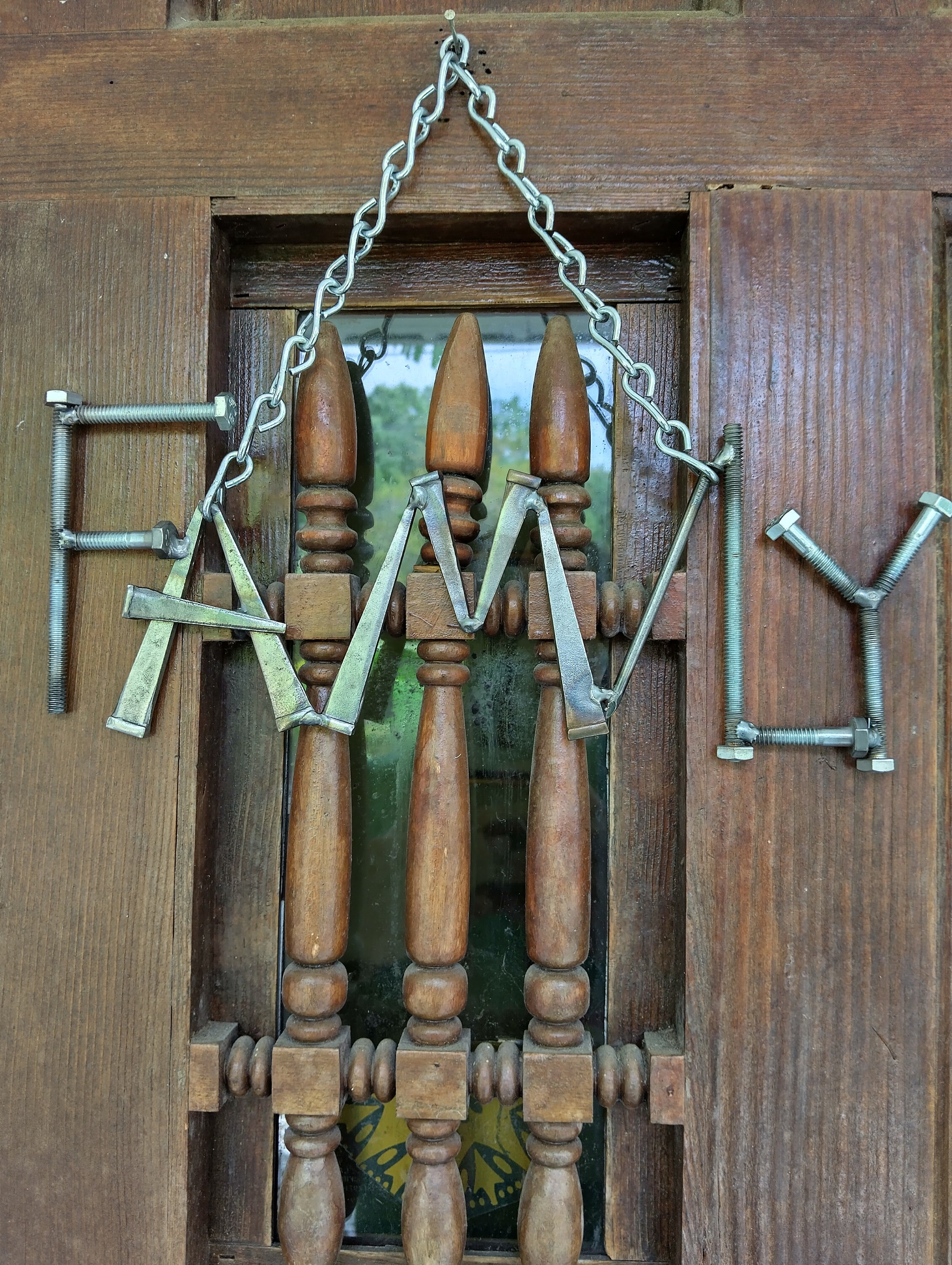Recycled Metal Family Sign - Welded Art Door Hanger - Etsy