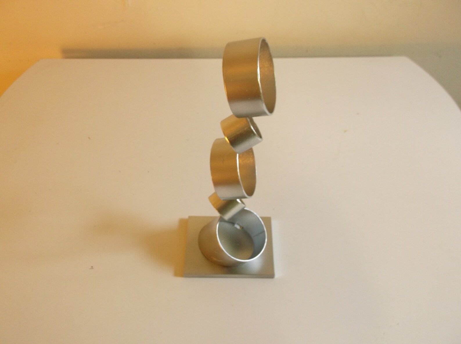 Metal Sculpture of Rings | Etsy