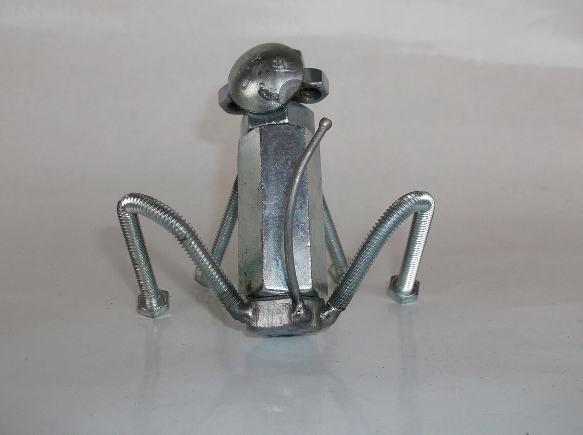 Monkey Metal Monkey Sculpture Miniature Monkey Figurine - Etsy