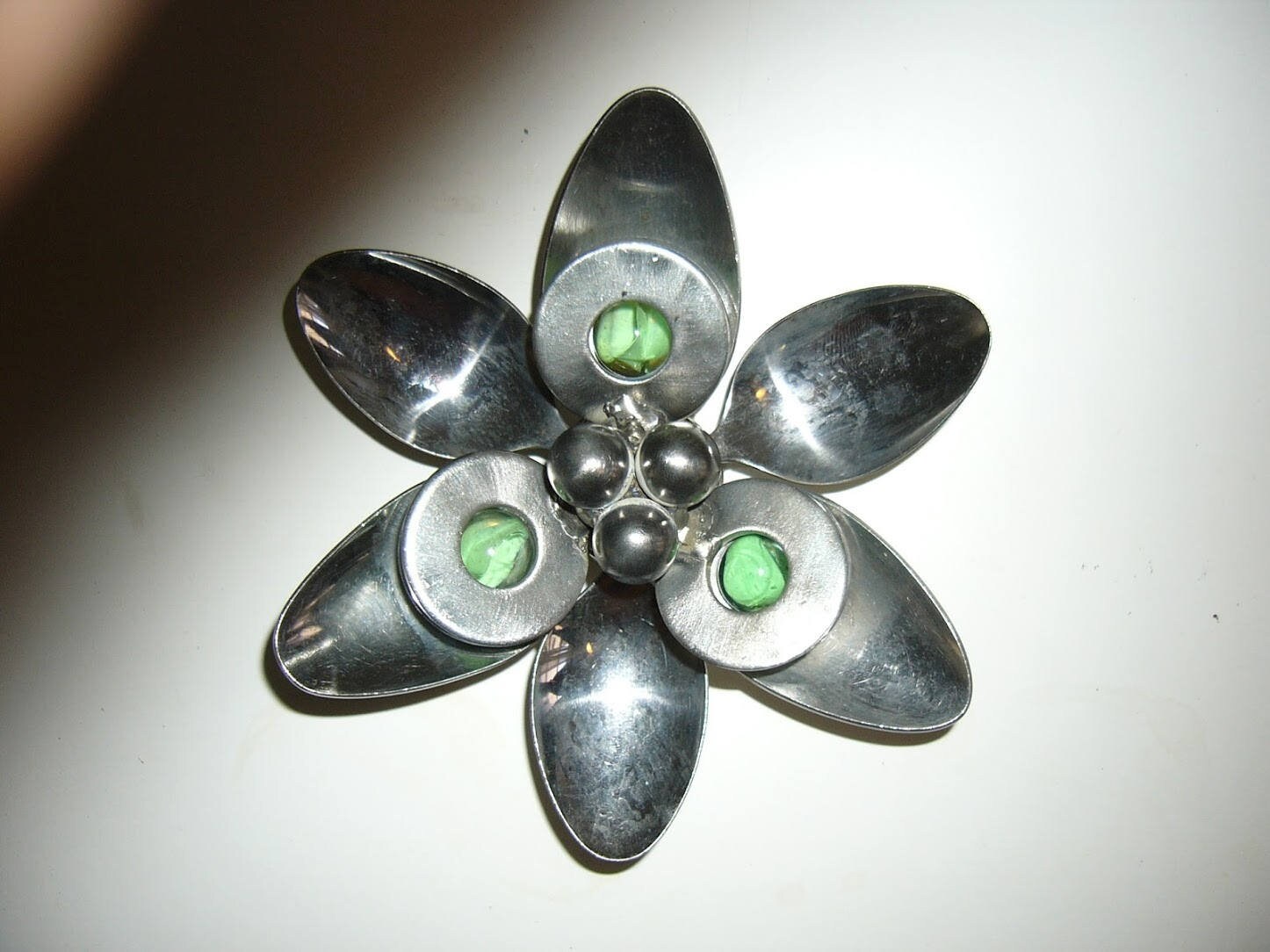 Green Spoon Flower Metal Magnet | Etsy