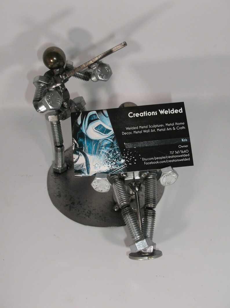 Female Hair Dresser Metal Bolt Figurine People - Etsy