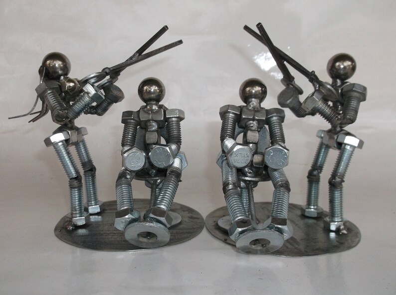 Female Hair Dresser Metal Bolt Figurine People - Etsy