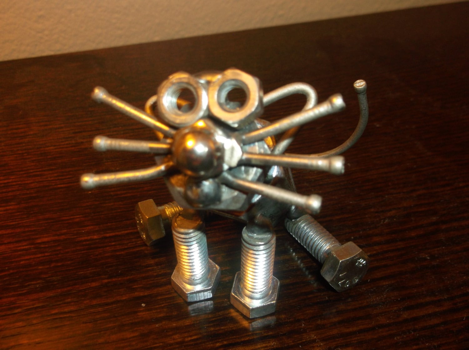 Cat Metal Cat Sculpture Cat Figurine | Etsy