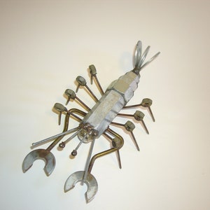 Crayfish Metal Sculpture Lobster Shrimp - Etsy