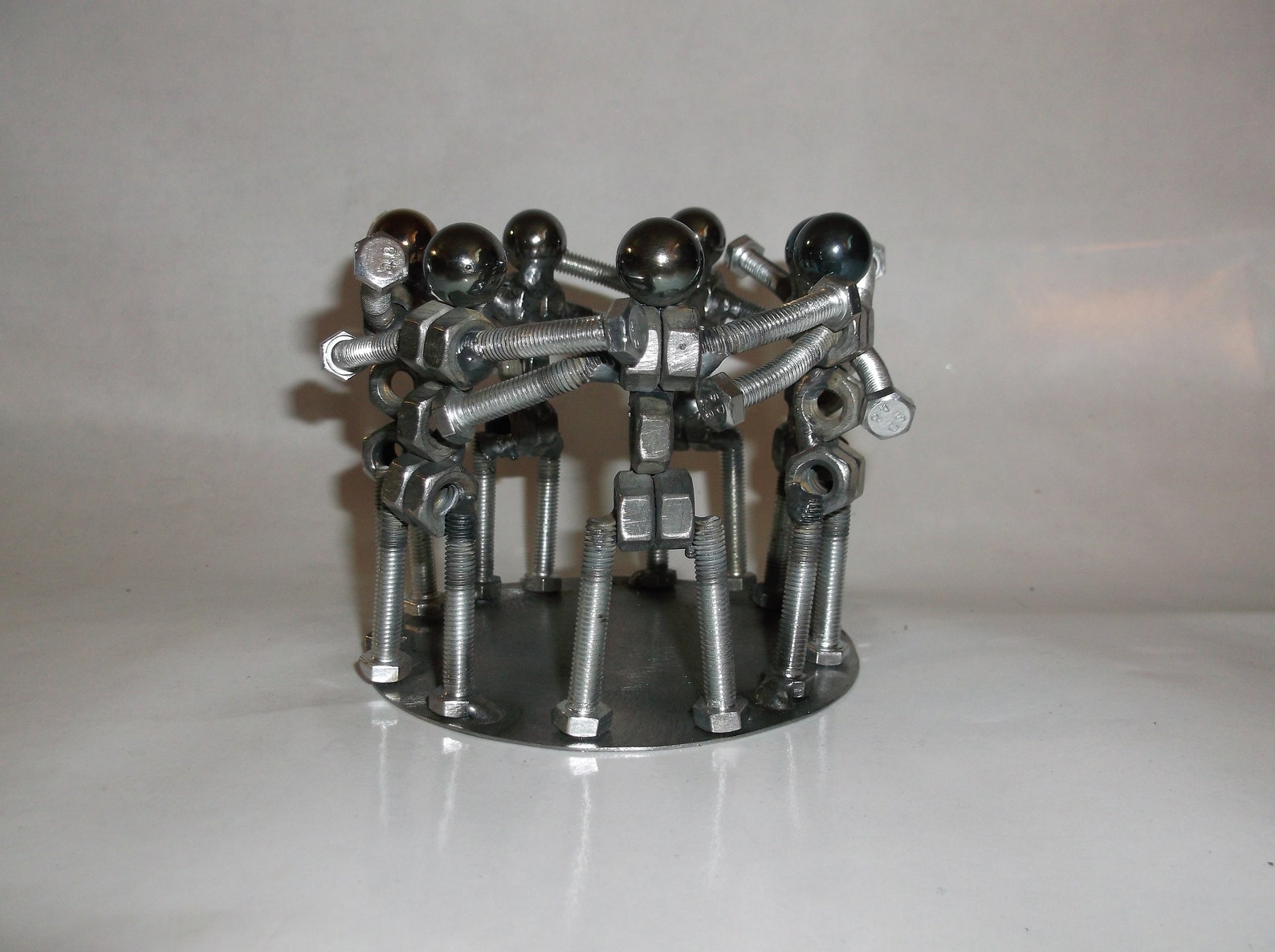 Huddling Metal Bolt People, Group Hug, Team - Etsy