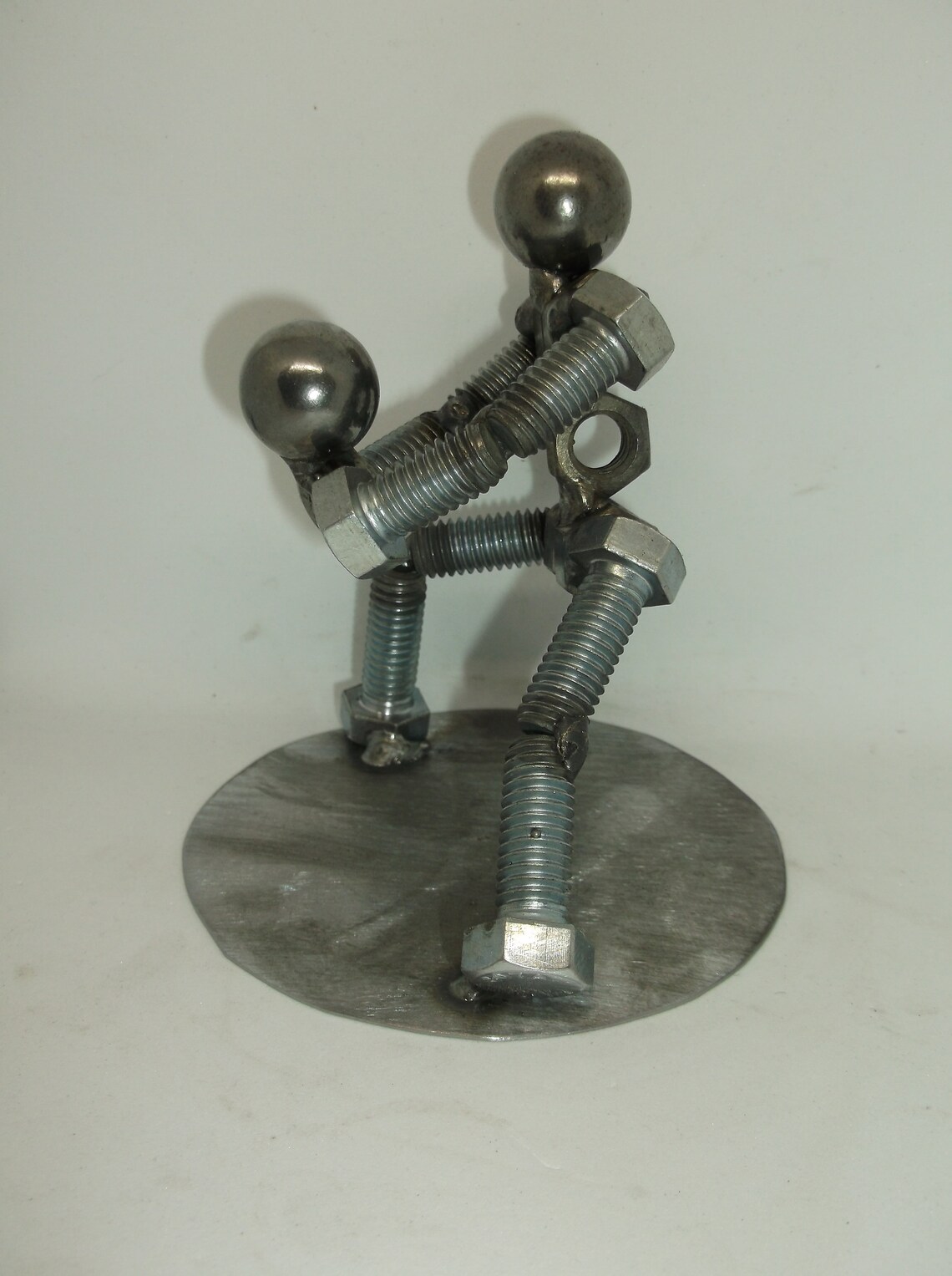 Volleyball Player Metal Figurine Upcycled Metal Art | Etsy