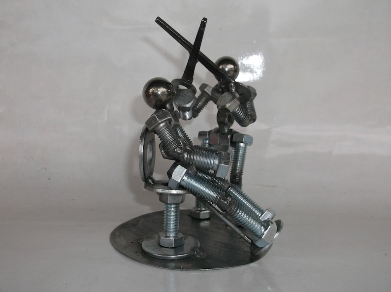 Female Hair Dresser Metal Bolt Figurine People - Etsy