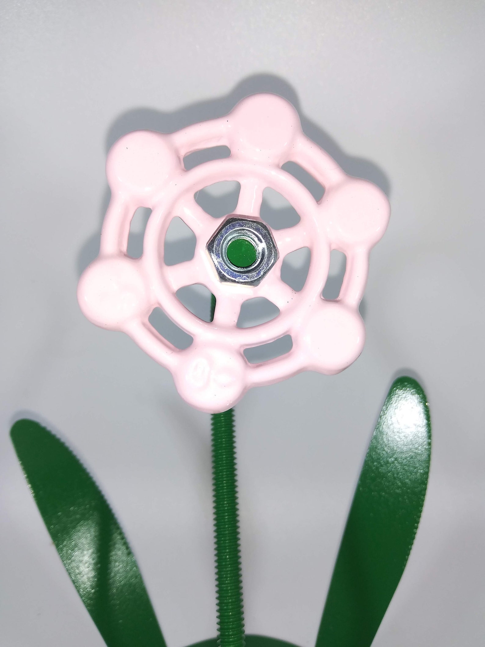 Pink Metal Flowers, Sculptured Floral Decor, Faucet Flower - Etsy