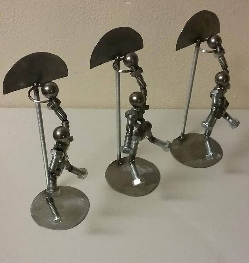 Basketball Player Metal Bolt Figurine Athlete Slam Dunk - Etsy