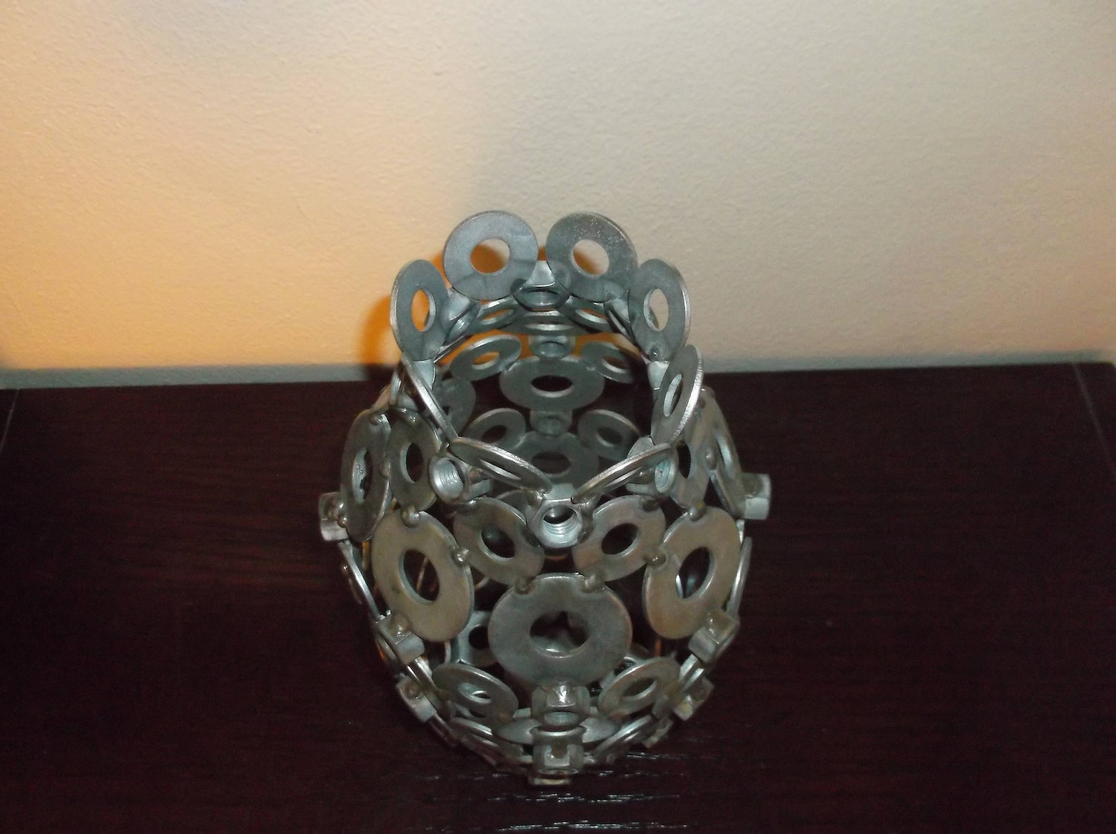 Vase Metal Recycled Art Metal Art Home Decor - Etsy