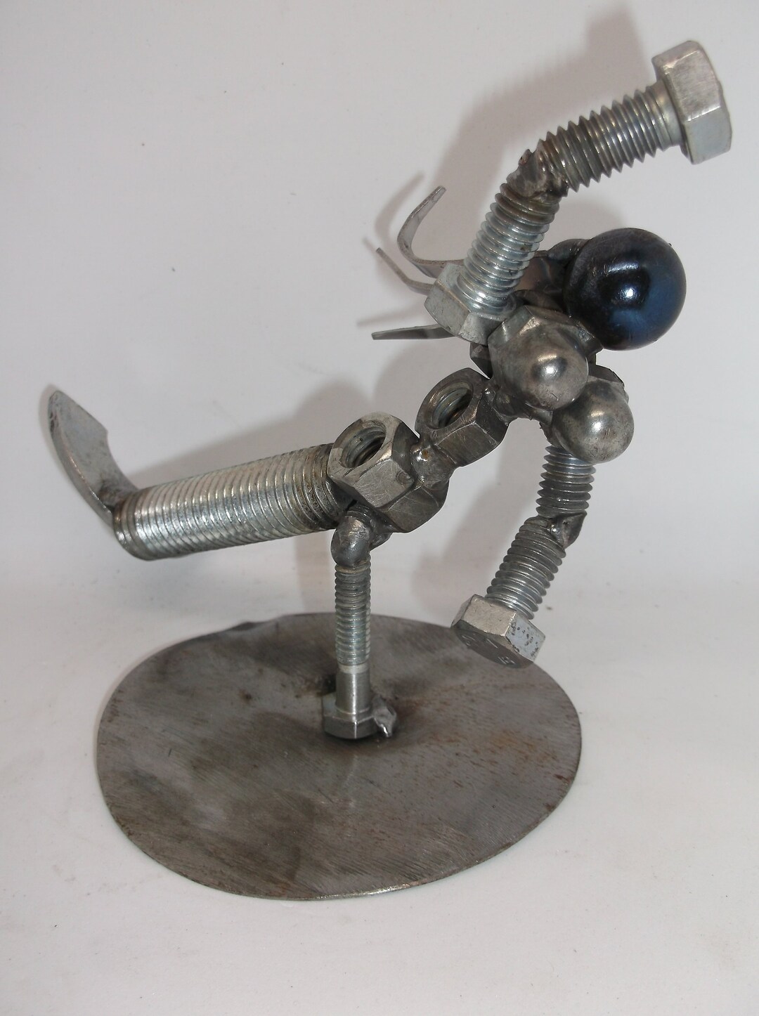 Mermaid, Female Metal Bolt Figurine, Recycled up Cycled Welded Art - Etsy