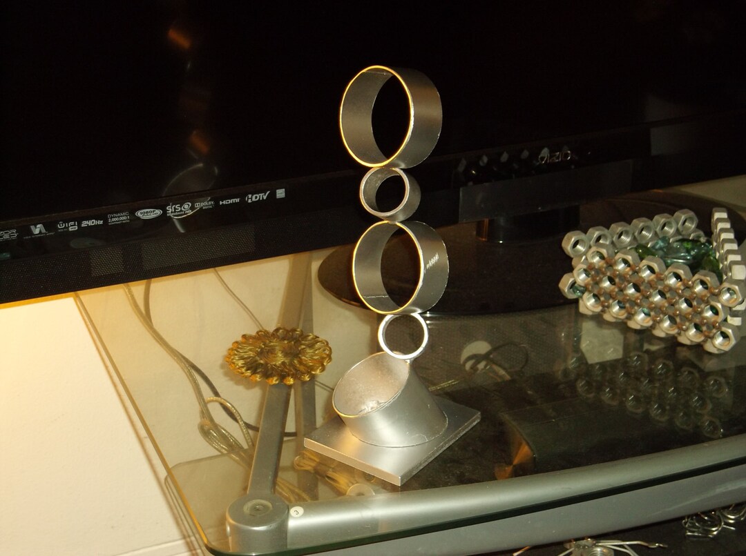 Metal Sculpture of Rings - Etsy