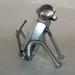 Mono, Escultura de mono de metal, Figura de mono en miniatura - Etsy España