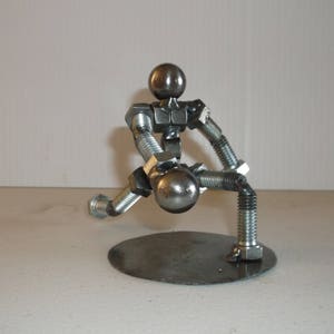 Bowler, Metal Bolt Figurine, Miniature Athlete - Etsy