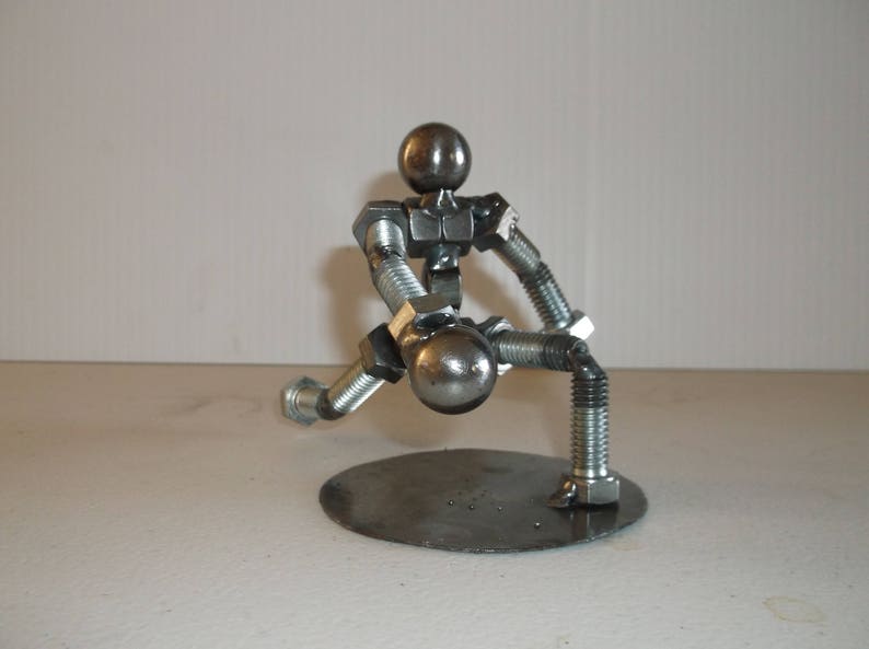 Bowler, Metal Bolt Figurine, Miniature Athlete - Etsy