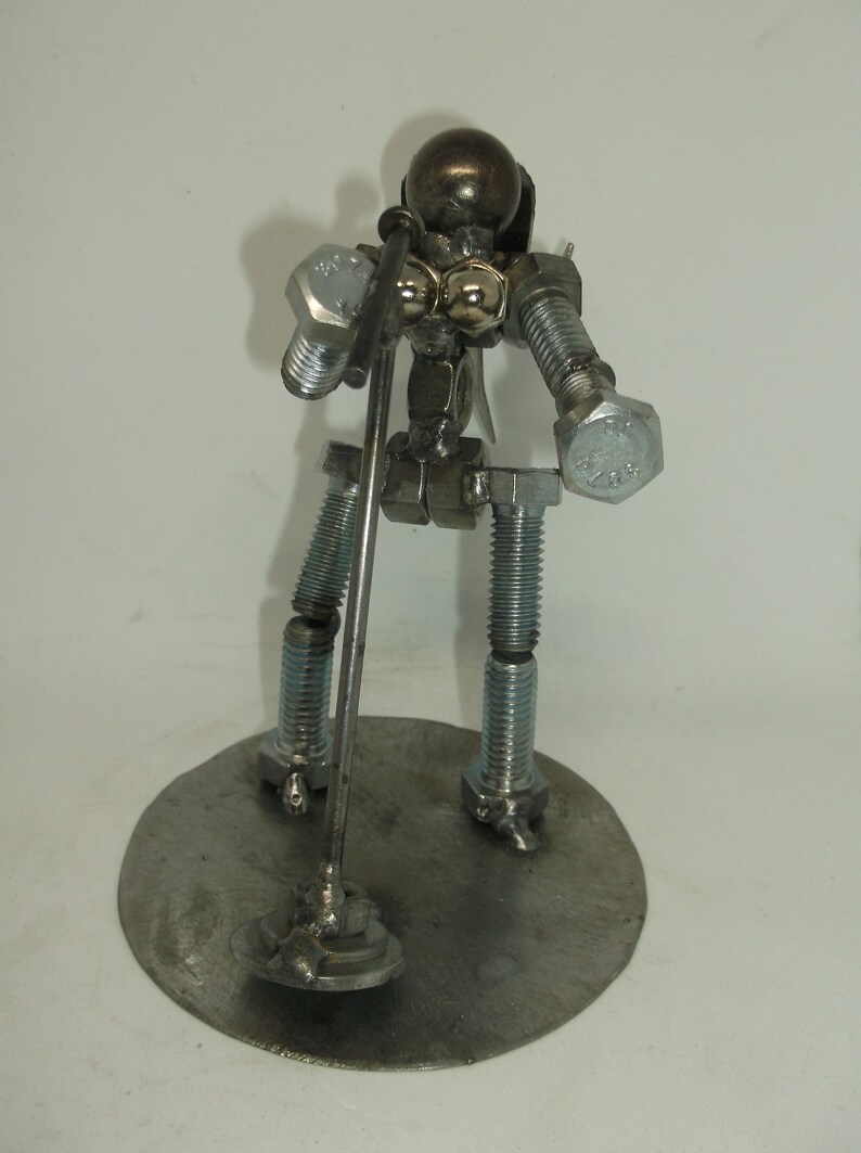 Female Singer, Metal Bolt Figurine, up Cycled Art, Musician - Etsy