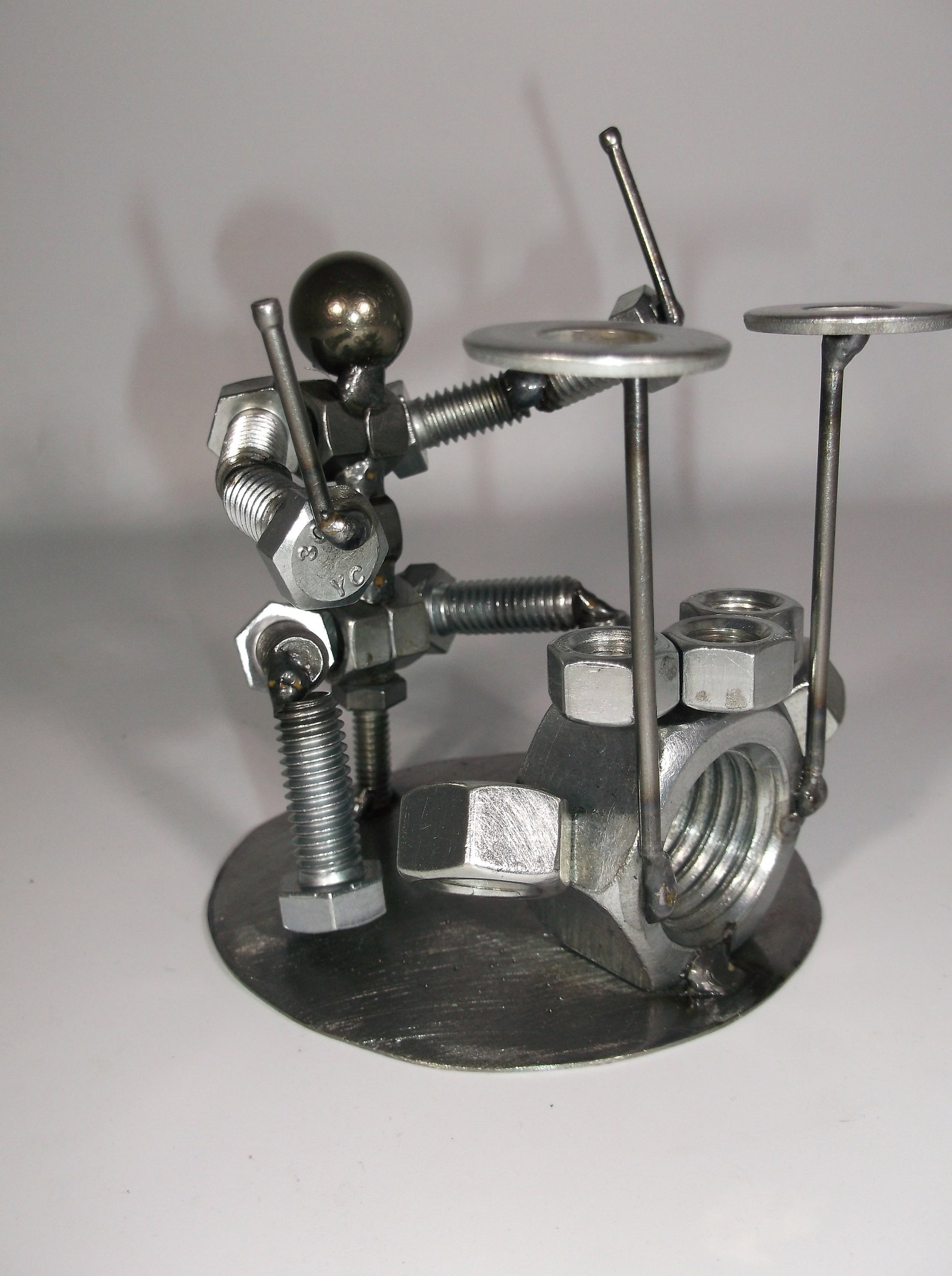 Metal Drummer Figurine, Drummer, Musicians - Etsy