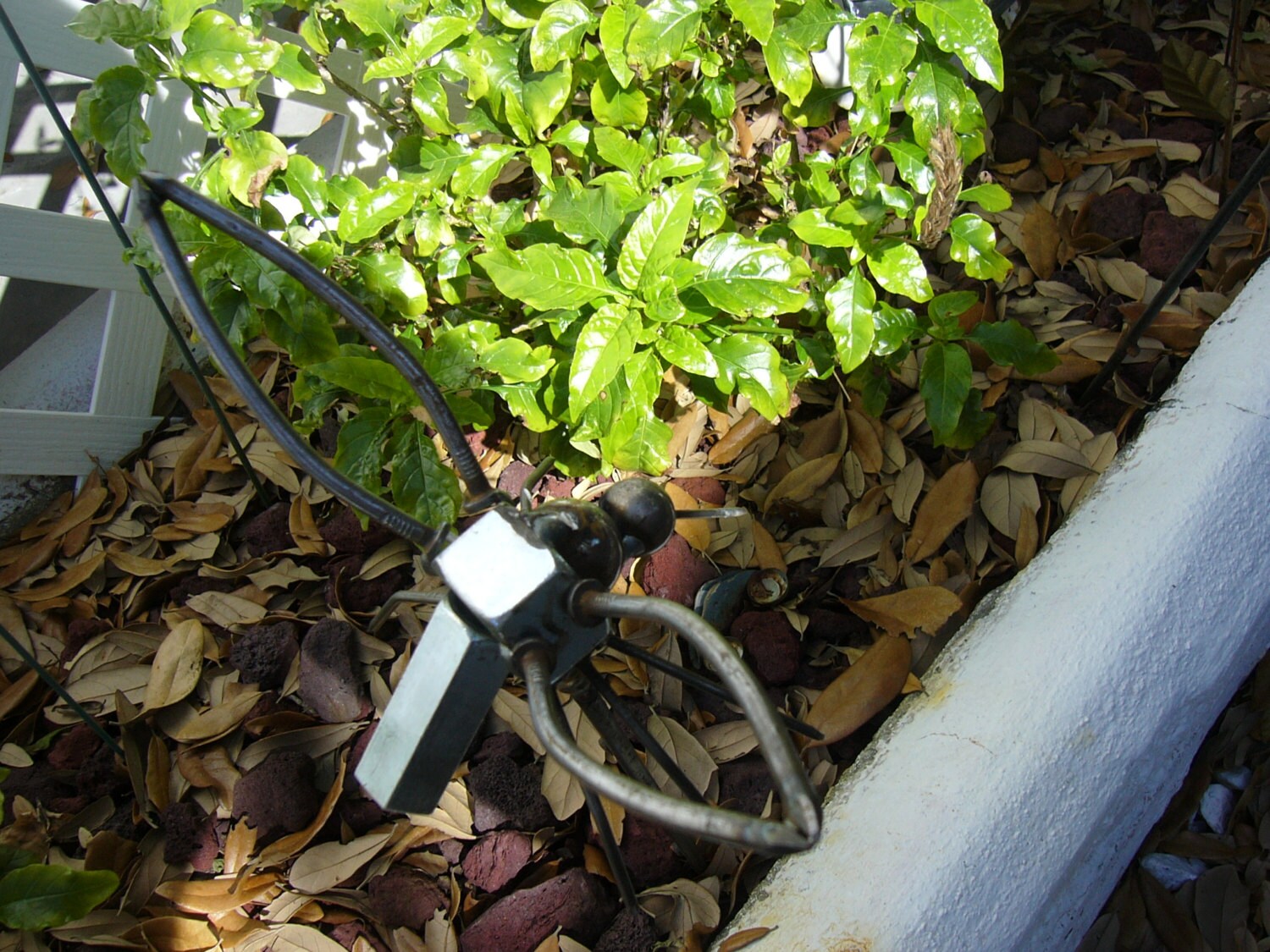 Mosquito Metal Sculpture Garden Stake | Etsy