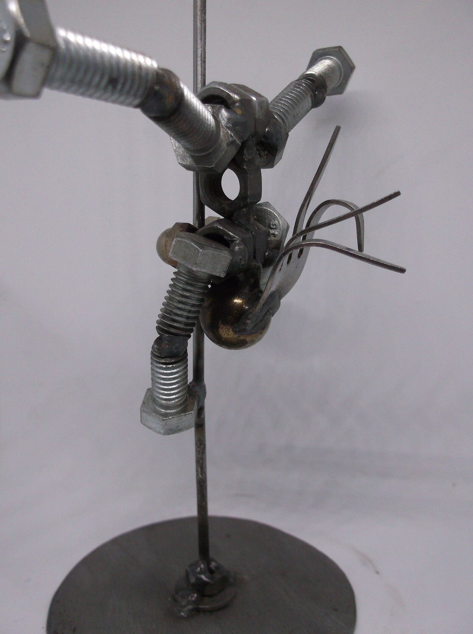 Exotic Dancer, Pole Dancer, Metal Bolt Figurine, Upcycled Art, - Etsy