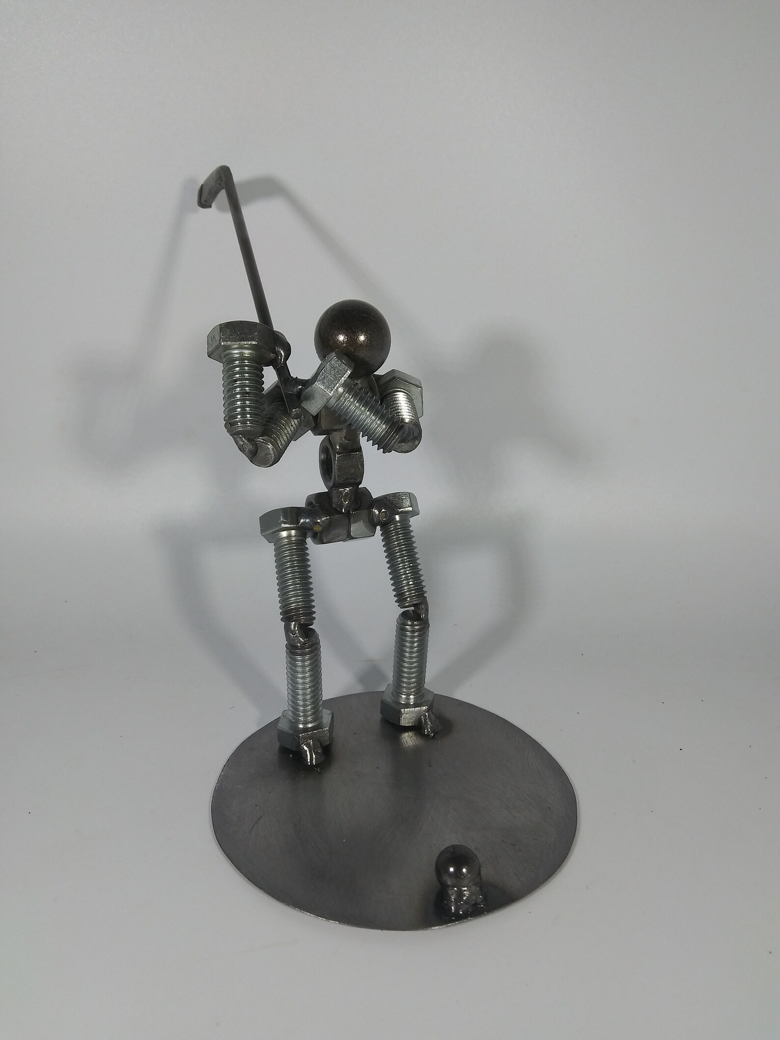 Golfer, Metal Bolt Figurine, Sports, Athlete - Etsy