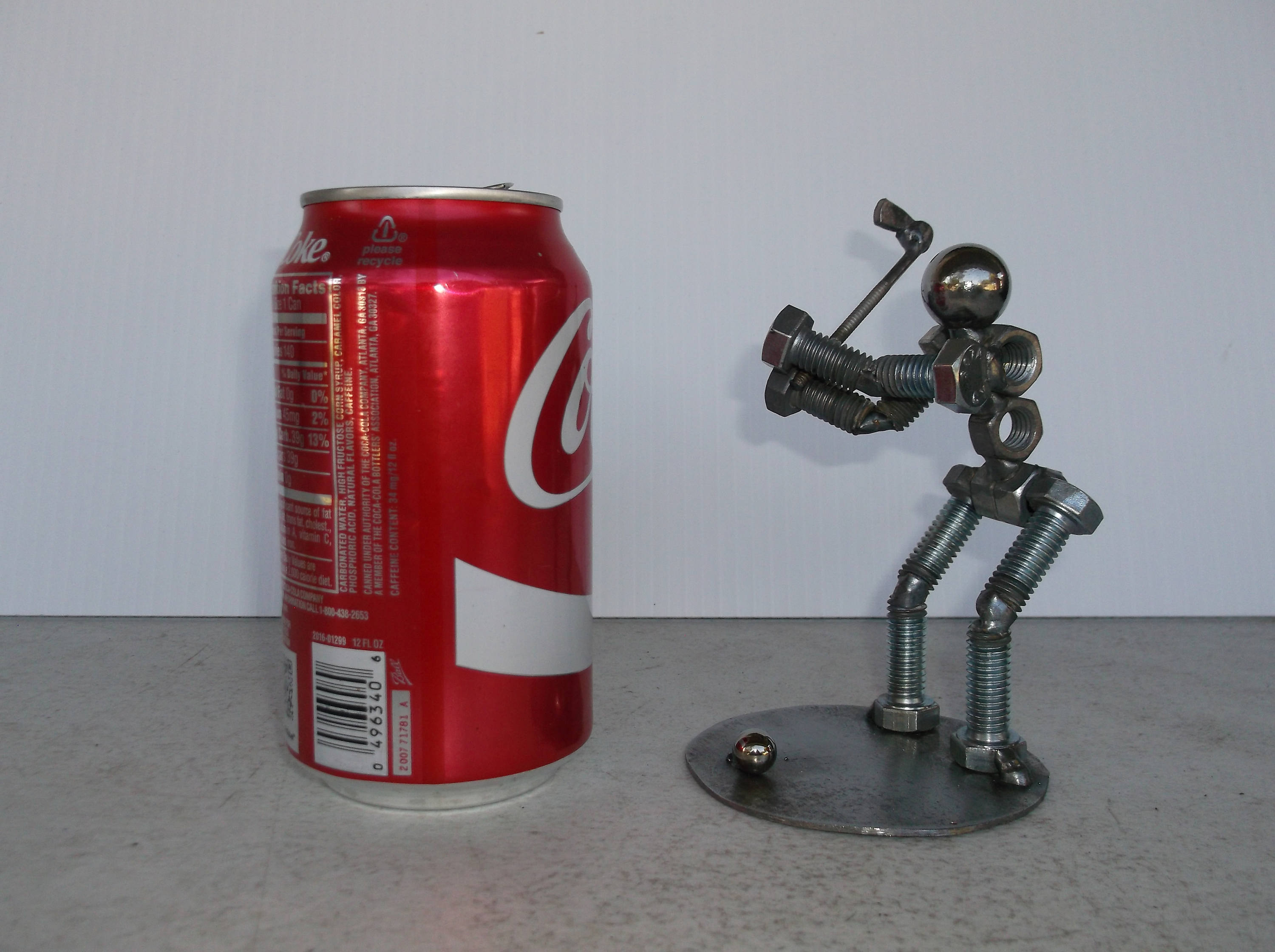 Golfer Metal Bolt Figurine Sports Athlete | Etsy