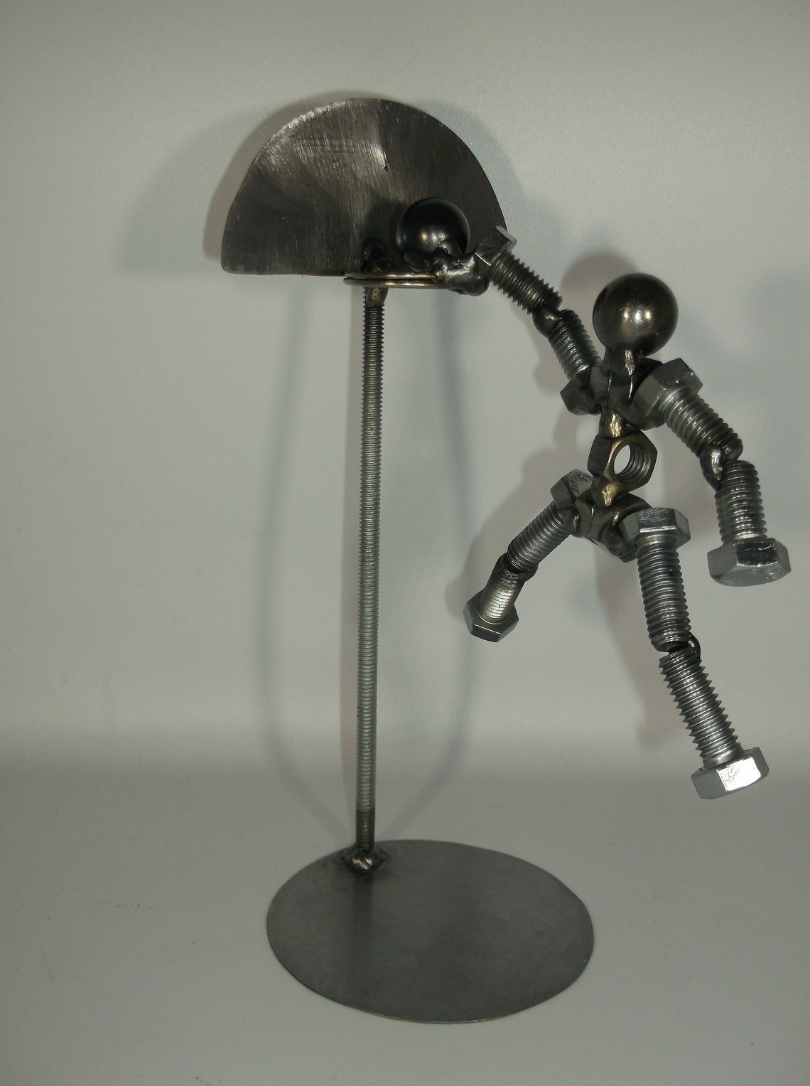 Basketball Player Metal Bolt Figurine Athlete Slam Dunk - Etsy