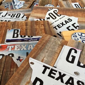 12" Texas License Plate Sign - Etsy