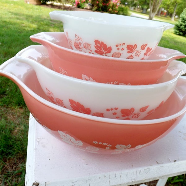 Pink Pyrex Bowls - Etsy